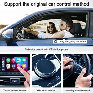 Wireless CarPlay Adapter for iPhone, Wireless CarPlay Dongle Plug & Play 5Ghz WiFi Auto-Connect No Delay Online Update, 2022 Speed Fastest CarPlay Adapter for OEM Wired CarPlay Cars After 2016