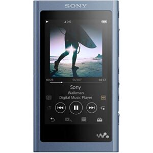 sony nw-a55 16gb high-resolution digital music player walkman moonlit blue(international version/seller warranty)