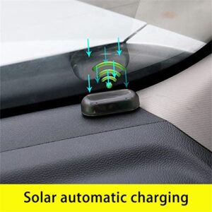 Loere° Car Alarm Light Car Solar Power Simulated Dummy Alarm Warning Anti-Theft LED Flashing Security Light Blue