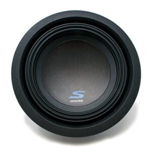 alpine s-w8d4 8″ dual 4-ohm component subwoofer