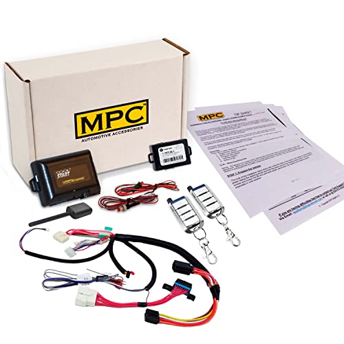 MPC Plug & Play (2) 4-Button Remote Start Keyless Entry for 2003-2006 Chevrolet Silverado 1500, 2500, 3500 - with T-Harness