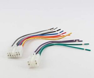 reverse wiring harness for 1987-2007 toyota lexus scion vehicles oem radio (71-1761)