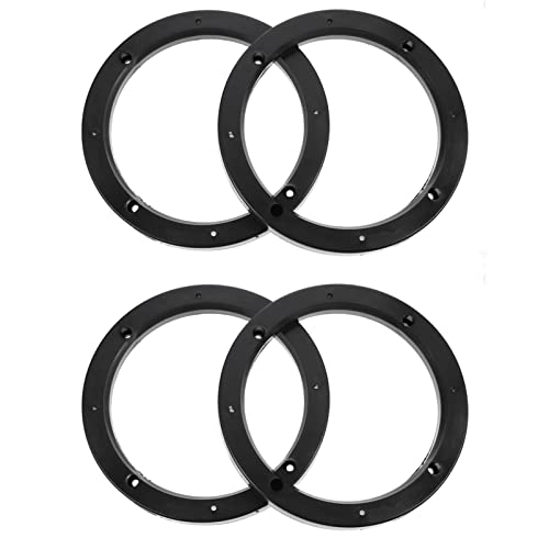 Wakauto 4 Pairs Car Speaker Spacer Adapter Sturdy Speaker Mount Bracket Ring for Car