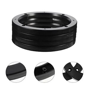 Wakauto 4 Pairs Car Speaker Spacer Adapter Sturdy Speaker Mount Bracket Ring for Car