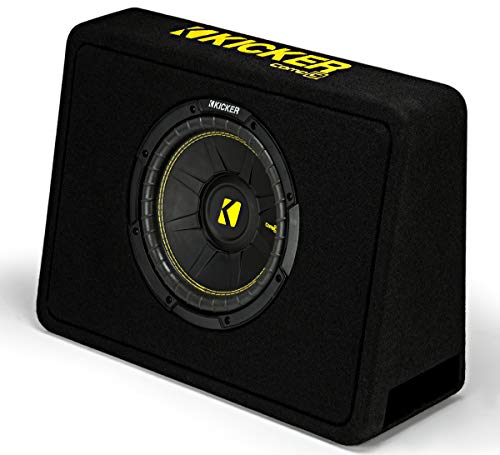 KICKER KIC17-44TCWC104-RS Car Audio CompC 10 inch Truck Sub Box Enclosure 4 Ohm (Renewed)