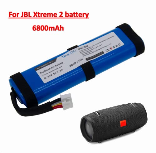 Youejoeq JBL Xtreme 2 Battery Replacement for SUN-INTE-103, 2INR19/66-2 Battery Bluetooth Speaker 6800mAh