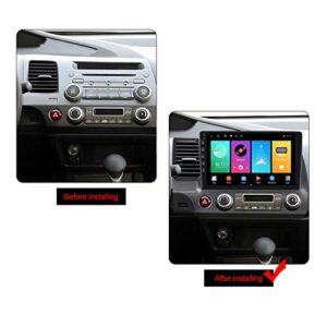 MekedeTech Andorid 11 System Car Radio for Honda Civic 2006 2007 2008 2009 2010 2011 Car Stereo 10 inch Touch Screen2G RAM 32G ROM Autoradio with BT WiFi Mirror Navigation Head Unit