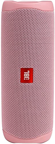 JBL Flip 5 Waterproof Portable Bluetooth Speaker for Travel, Outdoor and Home - Wireless Stereo-Pairing - Includes LED Flashlight Key Chain (Pink)