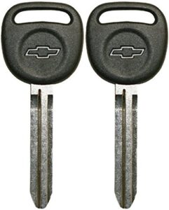 fask 2 oem gm uncut blank ignition key blade chevy gmc isuzu chevy logo 692365 colorado canyon keys