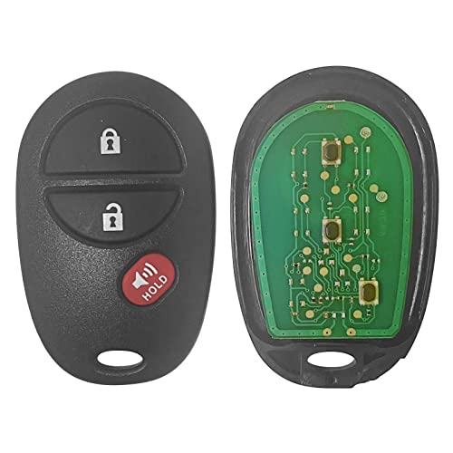 2 NEW Replacement For 2005-2016 TACOMA Keyless Entry Remote Control GQ43VT20T By AutoKeyMax