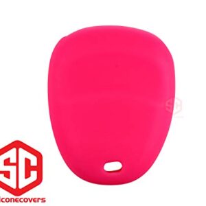 1x New Key Fob Remote Silicone Cover Fit - For Select GM Vehicles. (1 Pink).