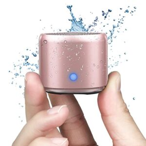 ewa a106 portable mini bluetooth speaker, enhanced bass and high definition sound, portable design, for iphone, ipad,nexus,laptops and more (rosegold)