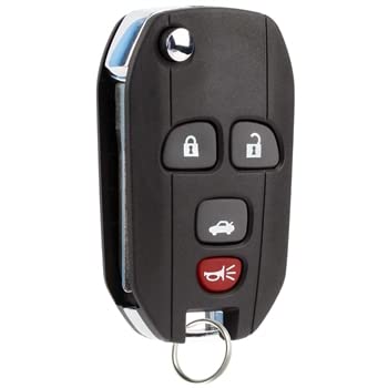 New Keyless Entry Remote Flip Key Fob for Chevy Pontiac Saturn (15252034)