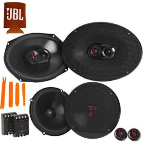 JBL STAGE3 Bundle 1-Pair Stage3 9637AM 6x9 3-Way Speakers + 1-Pair Stage3 607CAM 6.5" 2-Way Component