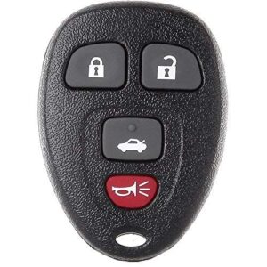 eccpp 1x keyless entry remote key fob replacement for 05-12 for buick for allure for lacrosse for chevy for cobalt for malibu for pontiac g5 g6 grand prix solstice for saturn aura sky kobgt04aa