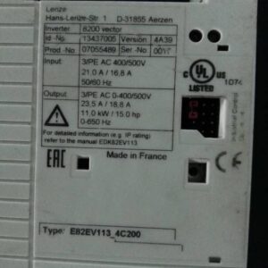 E82EV113_4C200 Frequency Inverter Used