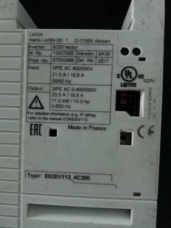 E82EV113_4C200 Frequency Inverter Used