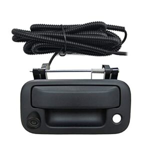 ford rear view camera backup camera tailgate handle car rear view camera car camera for ford f150/f250/f350/f450/f550 (color: black)