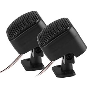 Stereo Tweeters, 2pcs Loud Tweeter Car Speakers, 500W Car Audio Tweeters, Small Square Tweeters for Car Audio