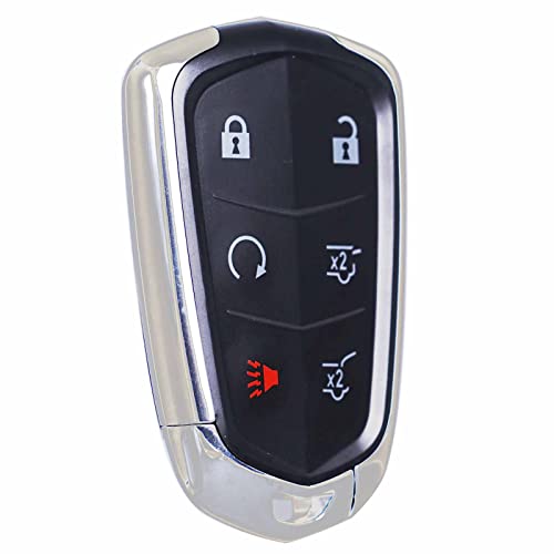 Key Fob Replacement Compatible for Cadillac Escalade 2015 2016 2017 2018 2019 2020 Escalade ESV 2015-2020 Proximity Smart Keyless Entry Remote Control Remote Start 13594028 HYQ2AB 13580812 315Mhz