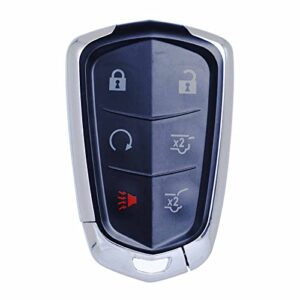 Key Fob Replacement Compatible for Cadillac Escalade 2015 2016 2017 2018 2019 2020 Escalade ESV 2015-2020 Proximity Smart Keyless Entry Remote Control Remote Start 13594028 HYQ2AB 13580812 315Mhz