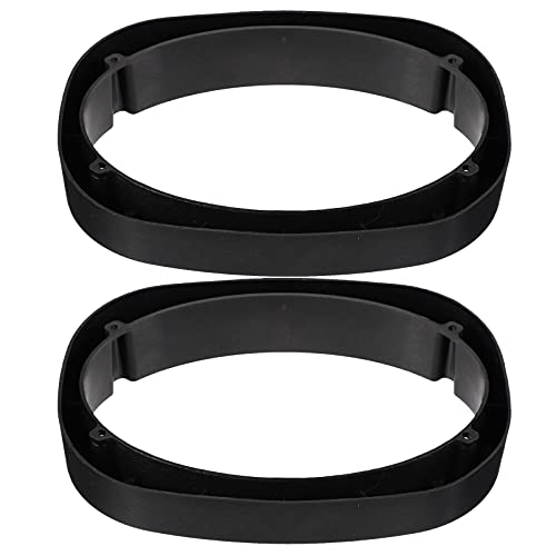 Milisten 2 Pcs Speaker Adapter Spacer Ring Black Replacement Audio Washer Ring for Car Audio Speaker Accessories