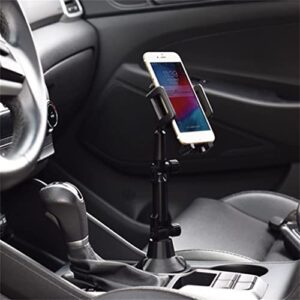 CZDYUF 360 Degree SUV Truck Car Cup Holder Mobile Phone Mount Adjustable Angle Stand Cradle for 3.5-6.7" Cellphone