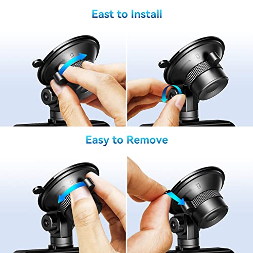 Ussunny Dash Cam Suction Cup Mount for S900 Dash Cam, Dashboard Windshield Suction Cup Mounting Bracket, Easy to Install and Stand Heat, Strong Suction Power, Hold Tightly Removeable