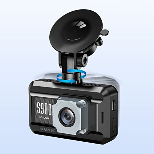 Ussunny Dash Cam Suction Cup Mount for S900 Dash Cam, Dashboard Windshield Suction Cup Mounting Bracket, Easy to Install and Stand Heat, Strong Suction Power, Hold Tightly Removeable