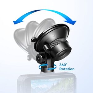 Ussunny Dash Cam Suction Cup Mount for S900 Dash Cam, Dashboard Windshield Suction Cup Mounting Bracket, Easy to Install and Stand Heat, Strong Suction Power, Hold Tightly Removeable