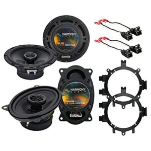 harmony audio r5 r46 compatible with chevy silverado pickup 1999-2006 factory speaker upgrade