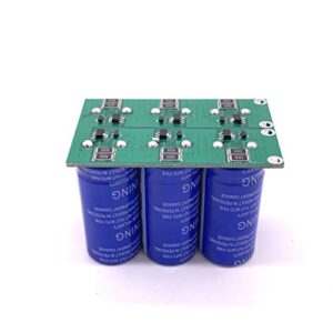 caralin 6Pieces 2.7V 120F Super Farad Capacitor Double Row with Protection Board 16V 20F