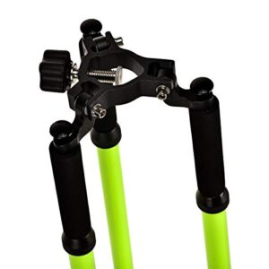 AdirPro 2M Two-Piece GPS Rover Rod (Red) & AdirPro Surveying Tripod for Prism (Green) Bundle