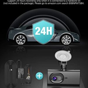 OMBAR 3 Channel Dash Cam, Built-in WiFi GPS, eMMC 64G Storage, 4K Front Dash Cam, 2K+1080P Car Camera Front and Cabin/Rear, 1080P+1080P+1080P Dashcams for Cars with 3.99" IPS Screen, IR Night Vision