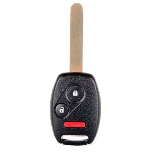 ocpty 1x uncut keyless entry remote control key fob transmitter replacement for 07-13 for honda crv/10-11 for honda for accord for crosstour/ 10-12 for honda for insight/ 10-13 for honda mlbhlik-1t