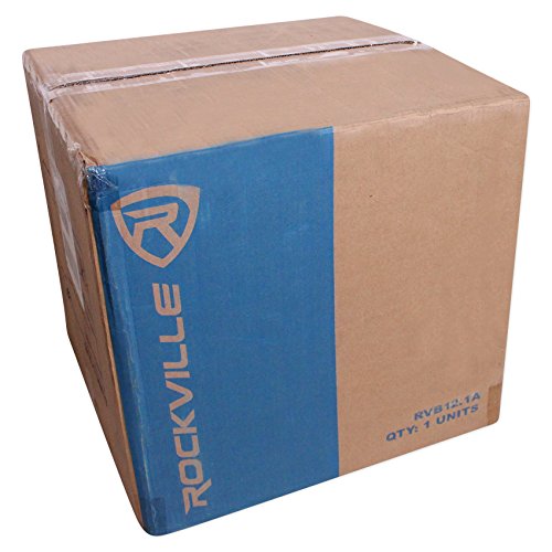 Rockville RVB12.1A 12 Inch 500W Active Powered Car Subwoofer+Sub Enclosure Box