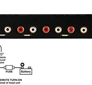 Sound Storm Laboratories S4EQ 4 Band Pre Amp Car Equalizer with Gold Plated Front Rear and Subwoofer Outputs