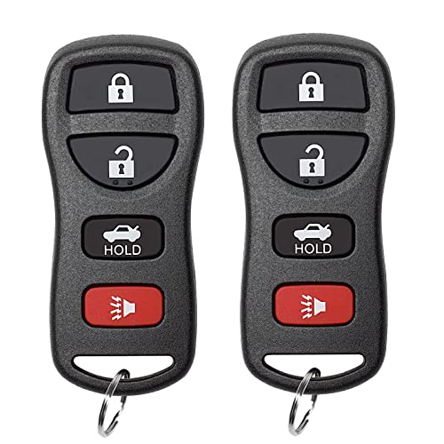 SaverRemotes for 2002-2006 Nissan Altima Maxima Keyless Entry Remote Control Car Key Fob Replacement for KBRASTU15 (Pack of 2)