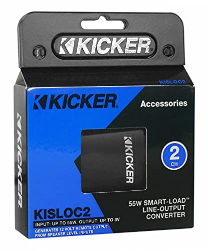 Kicker 46KISLOC2 K-Series Stereo Line-Output Converter w/Remote Turn-On Output