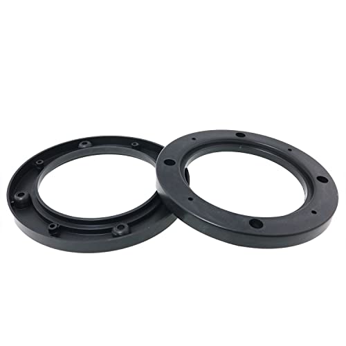 JianLing 2pcs Auto Car Truck 4" Dia Universal Car Stereo Speaker Spacer Adaptor Ring Mounting Bracket, Black