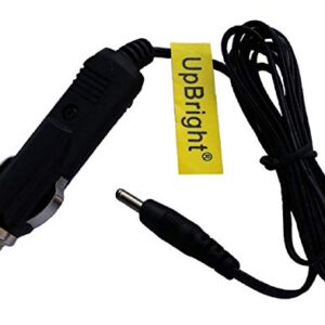 UpBright New Car DC Adapter Compatible with Curtis DVD 8017 DVD8039B DVD8007C DVD8007B Dvd8007 Dvd8402 Dvd7015 Ip844 Dvd8078 Portable Player Auto Vehicle Lighter Plug Power Cord Cable Charger PSU