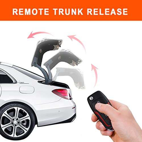 BANVIE ① Car Keyless Entry Security Alarm System + ② Remote Engine Starter + ③ Push to Start Stop Iginition Kit Button