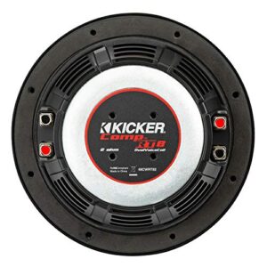 KICKER CompRT 8"(20cm) Subwoofer, DVC, 2-ohm, RoHS Compliant