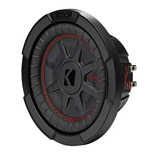 KICKER CompRT 8"(20cm) Subwoofer, DVC, 2-ohm, RoHS Compliant