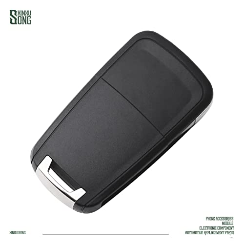 XINXUSONG 1Pcs Car Key Fob Keyless Flip Entry Remote OHT01060512 4-btn Compatible with Allure Camaro Terrain Cruze Equinox Impala Lacrosse Regal Encore KR55WK50073