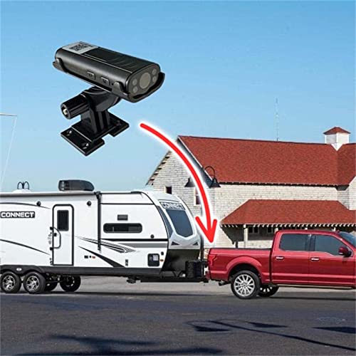 Rvstrailer Wireless Backup & Hitch Camera, Wireless Back Up Camera Systems for Cargo Van, Wireless Magnetic Backup Camera Full Hd for Car Rv Truck and Trailer, for Car, Trucks, Rv, Camper