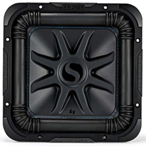 KICKER 44L7S104 Car Audio Solo-Baric 10" Subwoofer Square L7 Dual 4 Ohm Sub (Renewed)