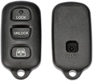 dorman 13696: keyless remote case repair kit, black