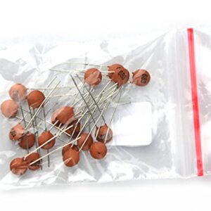 XINGYHENG 600Pcs 30 Value 50V Ceramic Capacitors (Range 2pF to 100nF) Assortment Kit Set for DIY Project (Each 20pcs)