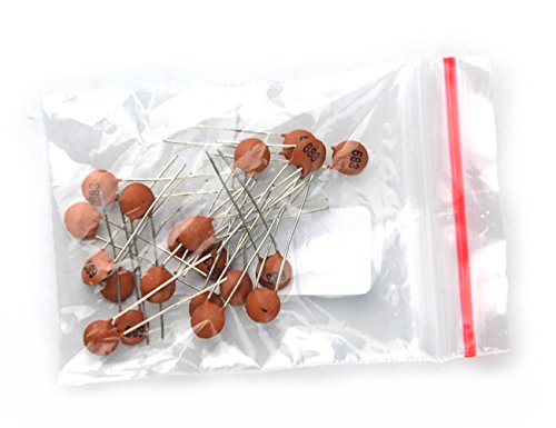 XINGYHENG 600Pcs 30 Value 50V Ceramic Capacitors (Range 2pF to 100nF) Assortment Kit Set for DIY Project (Each 20pcs)